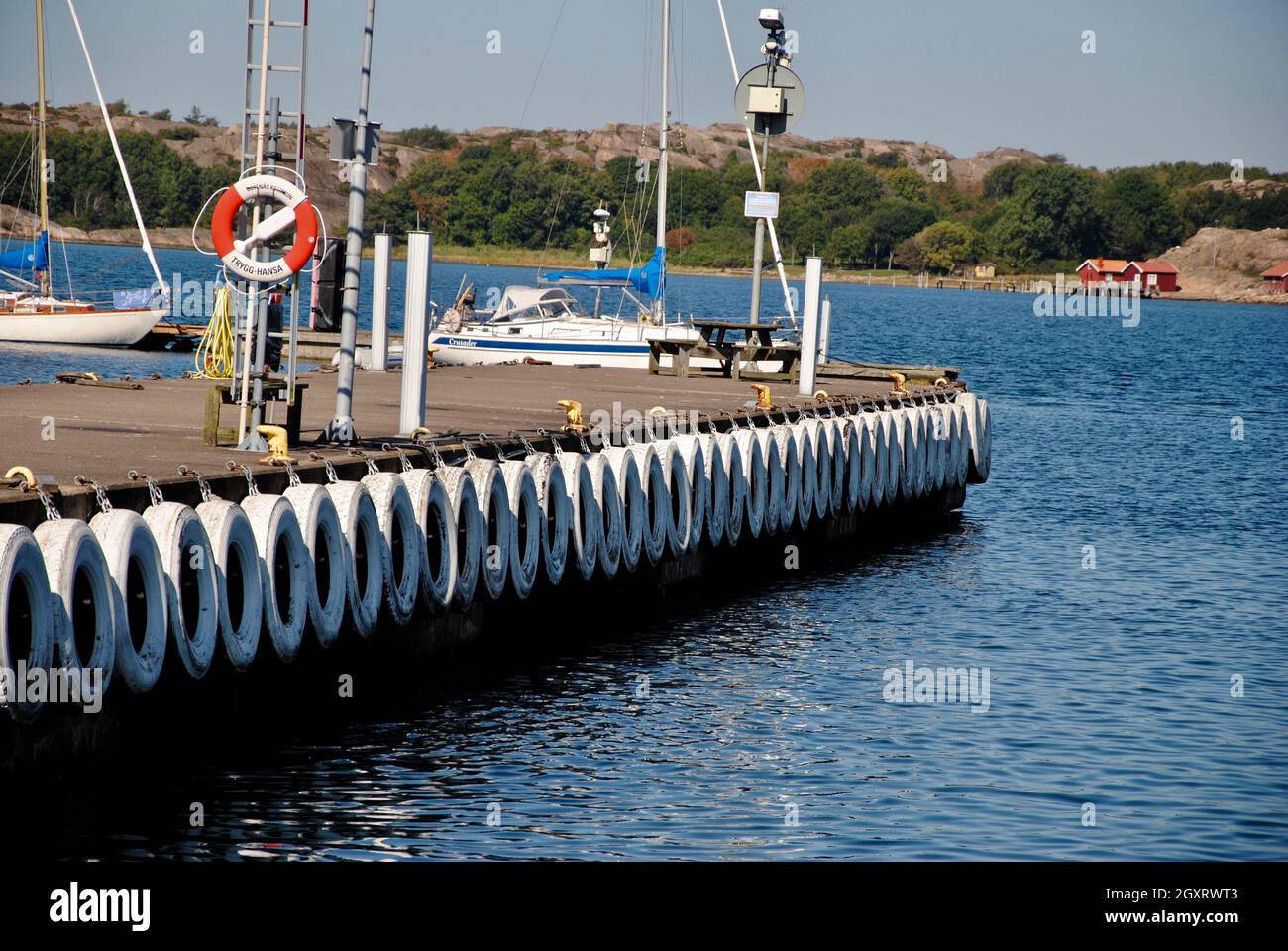 Pier in Bovallstrand on the western coast of Sweden Stock Photo - Alamy
