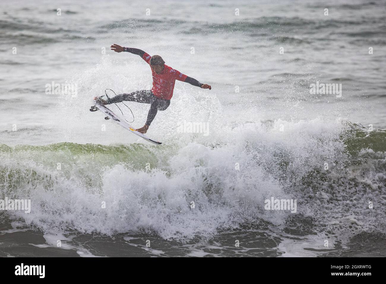 Kanoa Igarashi from Japan competes during Round 48 of MEO Vissla Pro ...