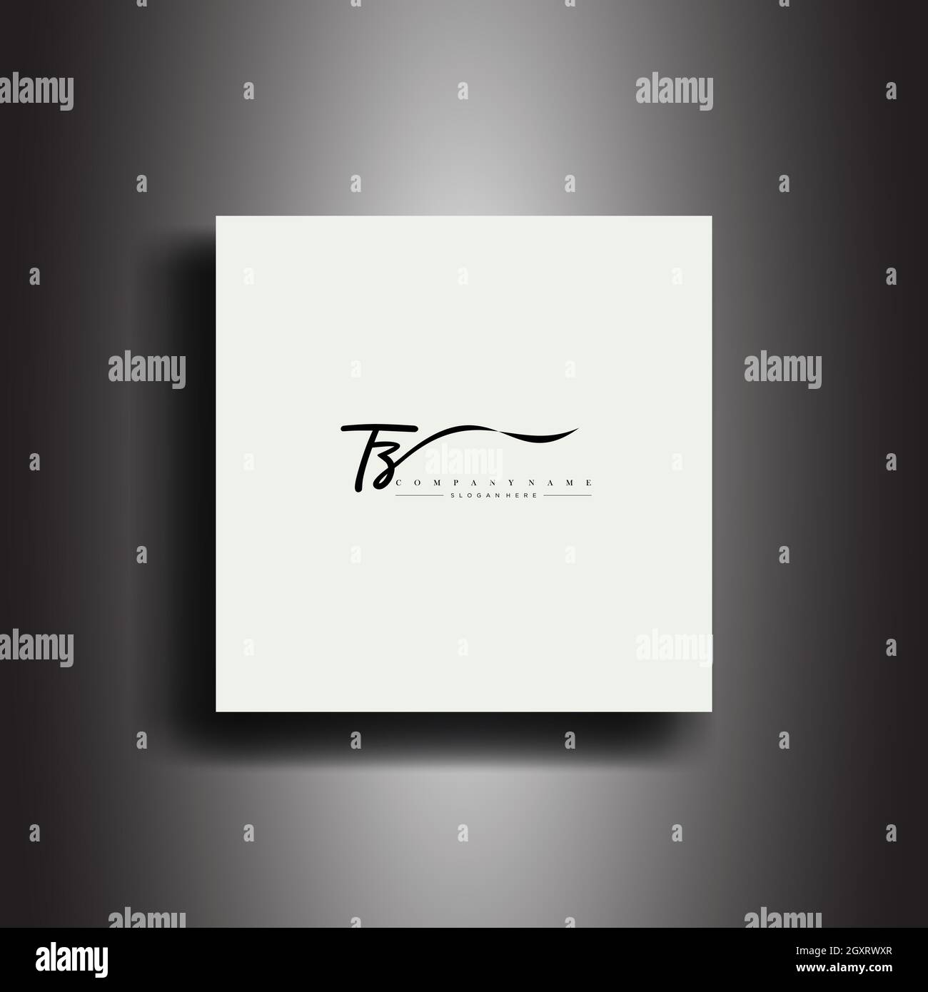 TZ Signature style monogram.Calligraphic lettering icon and handwriting ...
