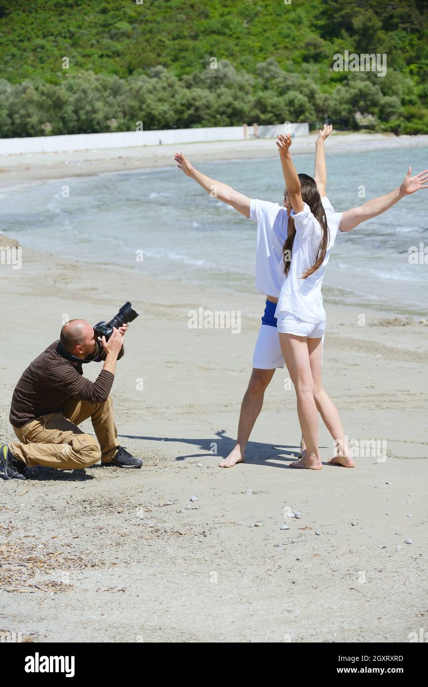 Male models beach hi-res stock photography and images - Alamy