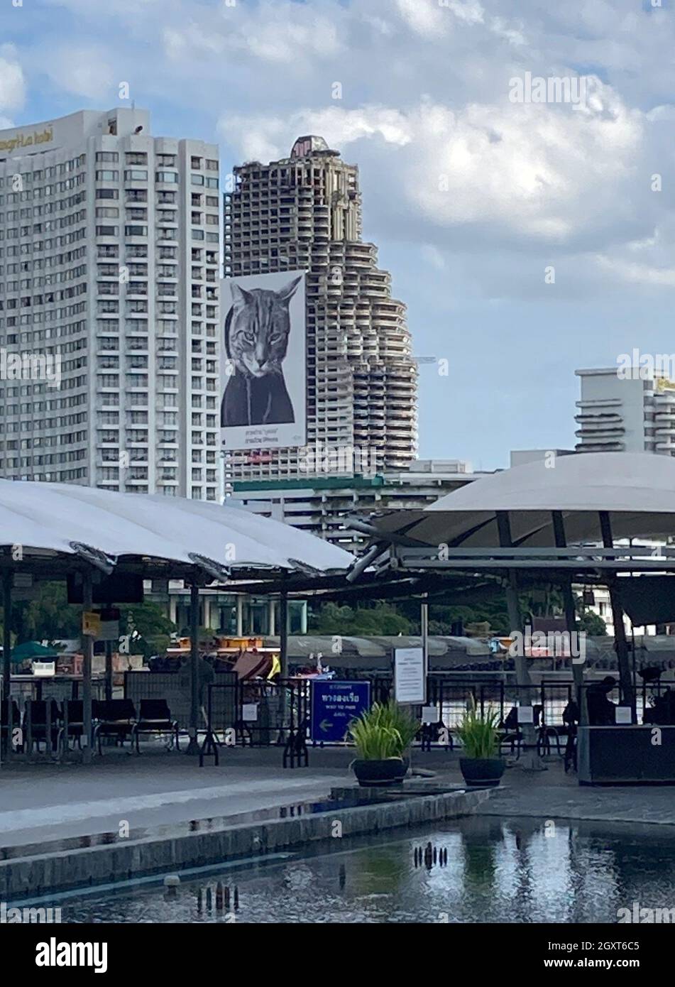 Bangkok, Thailand. 12th Sep, 2021. The Sathorn Unique Tower, one of the ...