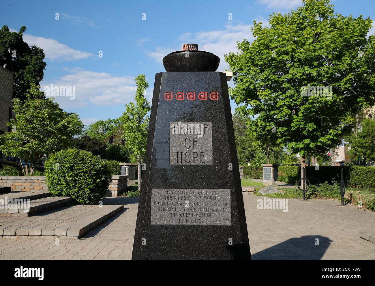 May 30th 2021, London Ontario Canada. Banting House National Historic ...