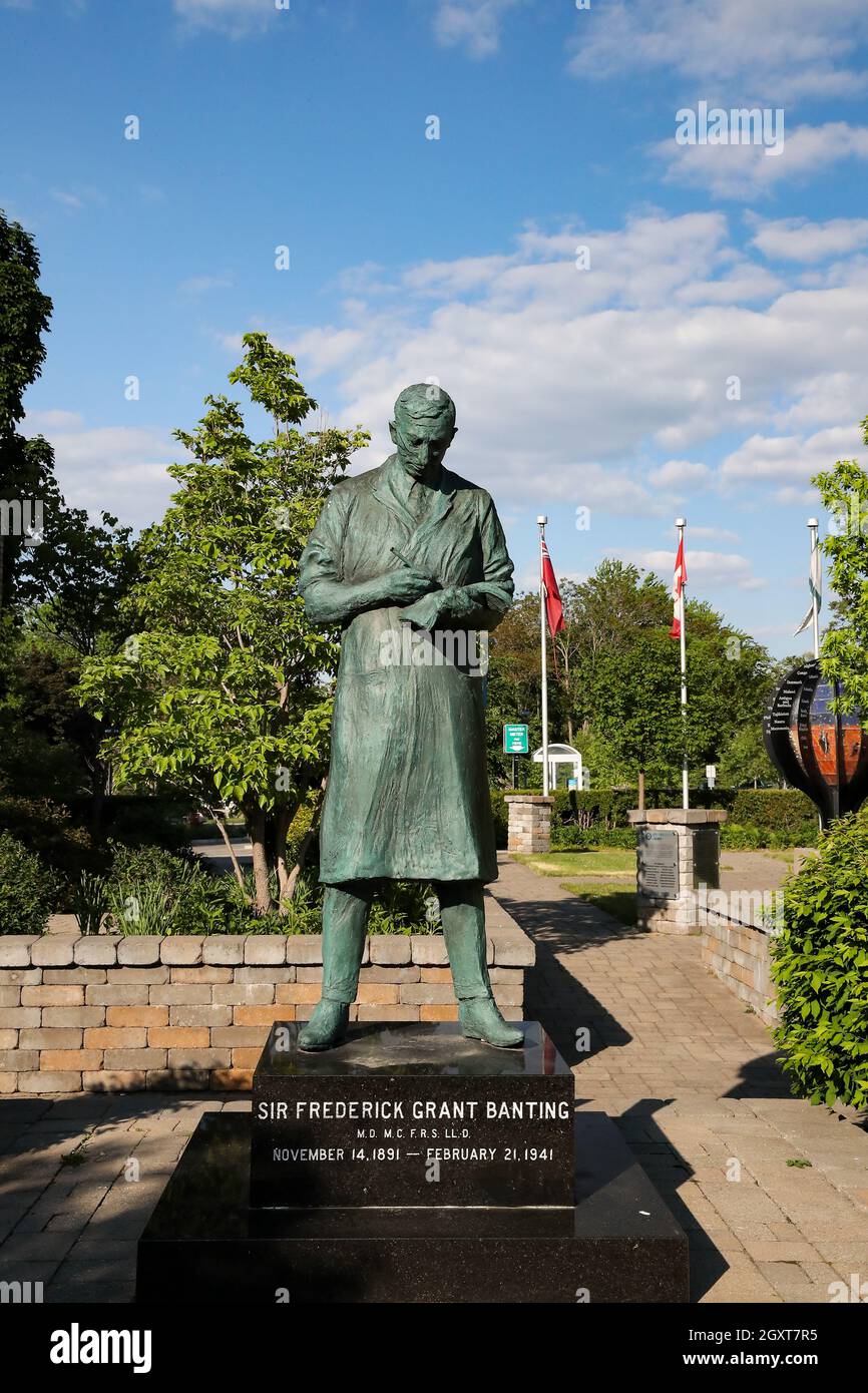 May 30th 2021, London Ontario Canada. Banting House National Historic ...