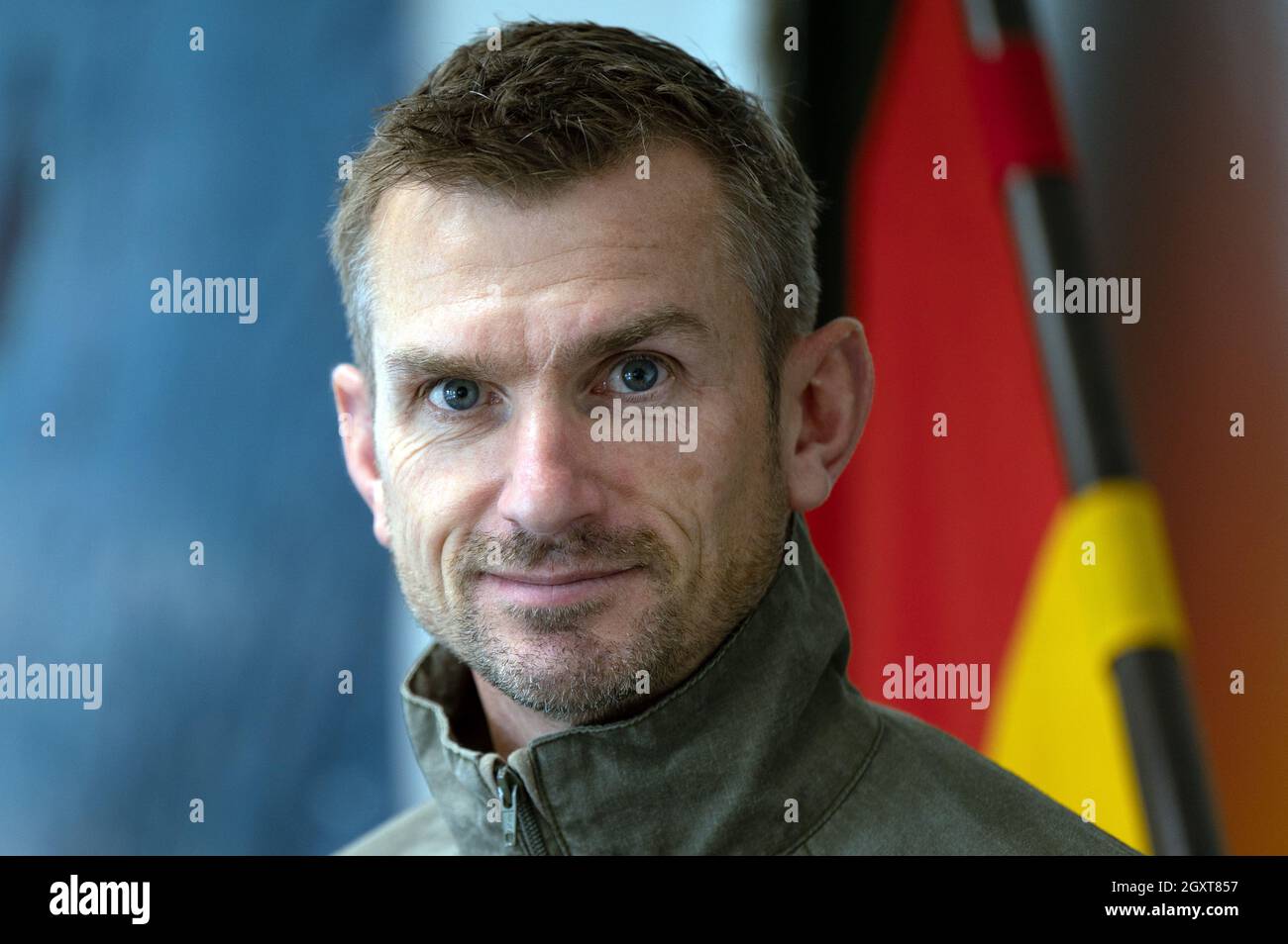 Sankt Augustin, Germany. 30th Aug, 2021. Jerome Fuchs, commander of the ...