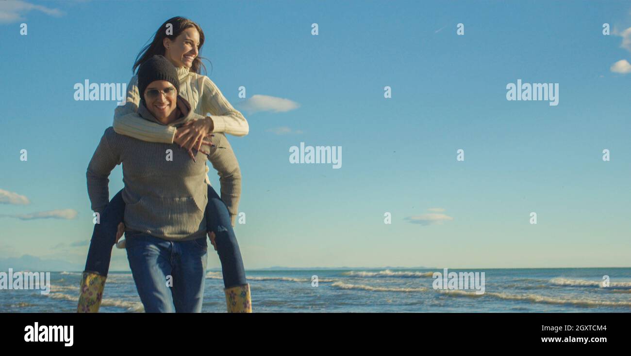 Piggy back adults hi-res stock photography and images - Alamy