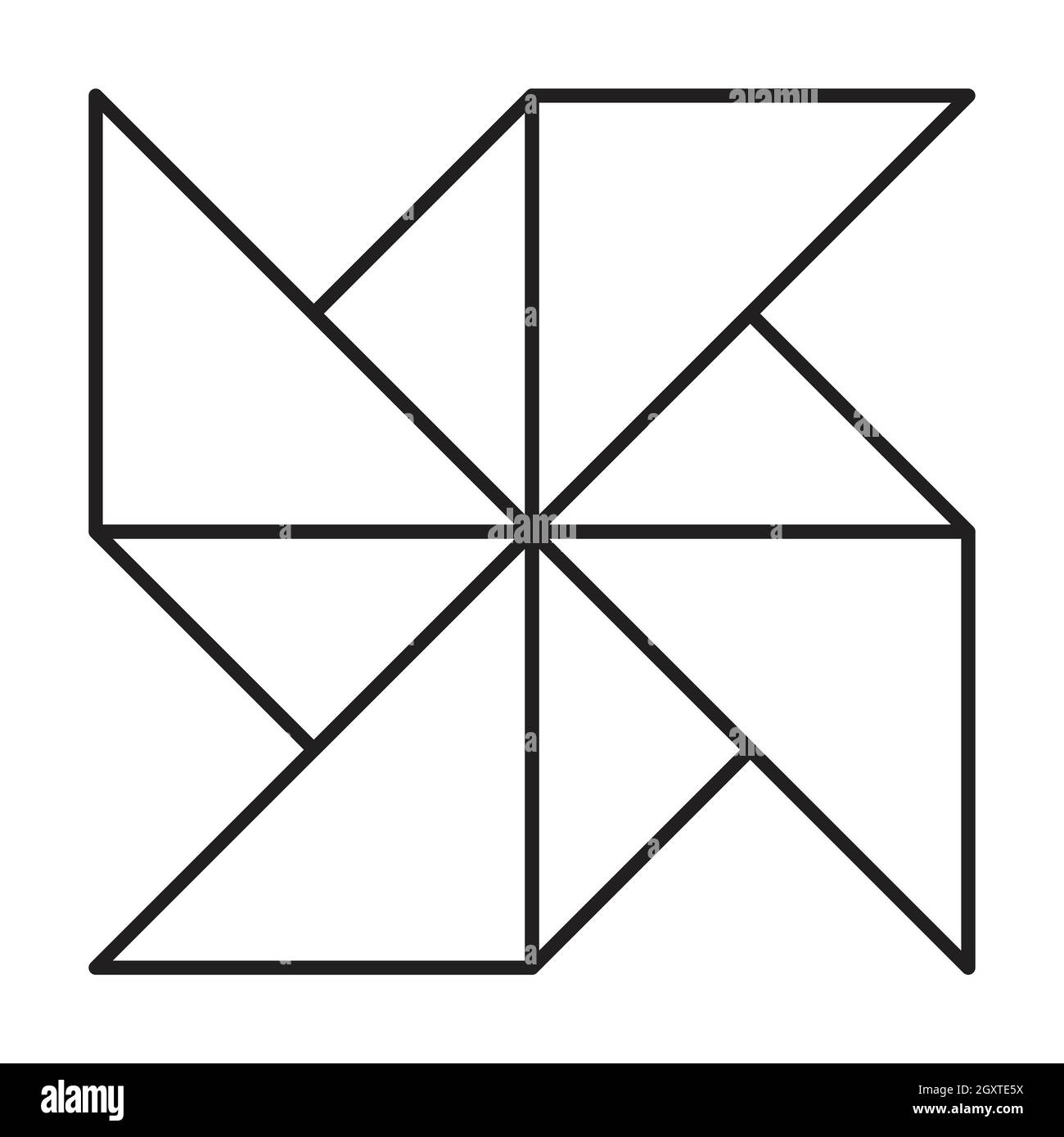 Windmill outline hi-res stock photography and images - Alamy