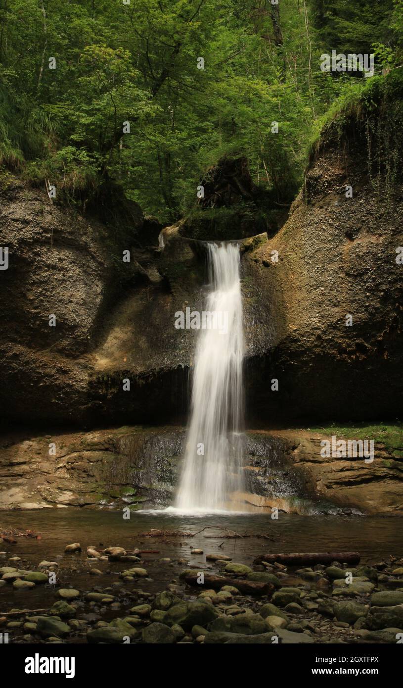 Waterfall in Zurich Canton Stock Photo - Alamy