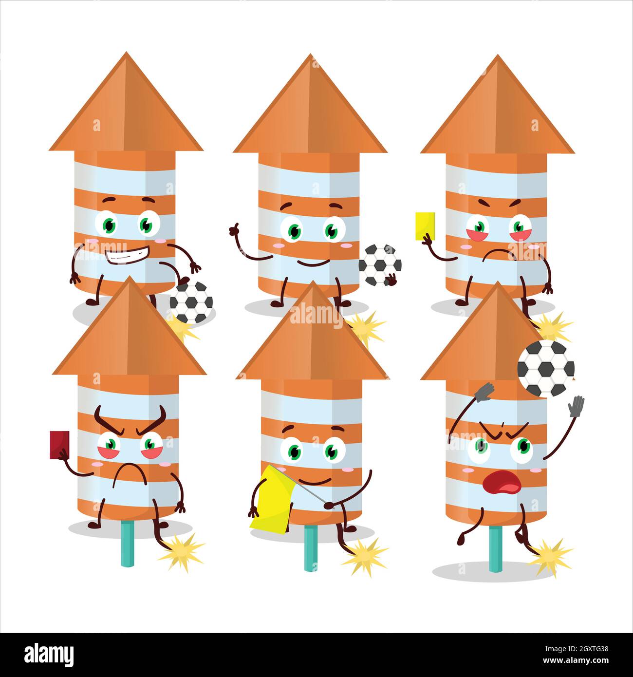 Vector cartoon pyrotechnics card hi-res stock photography and images ...
