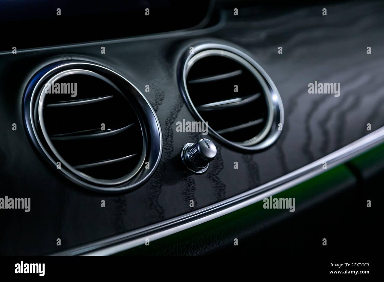 close up deflector, car ventilation system. Car air conditioner Stock ...