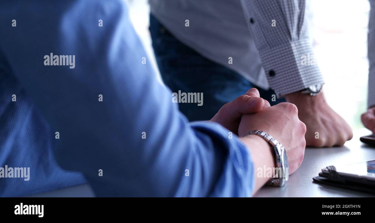 Team business workers making plans hi-res stock photography and images ...