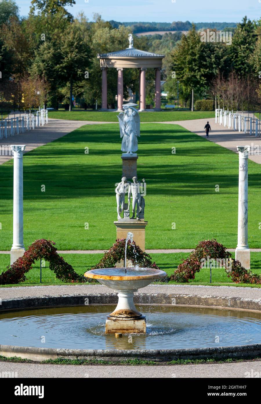 Neustrelitz, Germany. 01st Oct, 2021. View of the sculptures and the ...