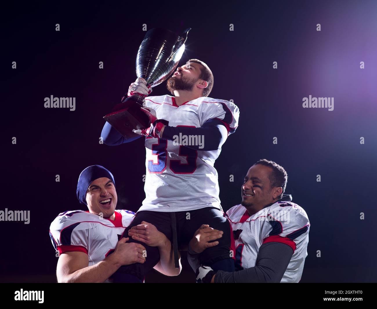 Winners trophy night hi-res stock photography and images - Alamy