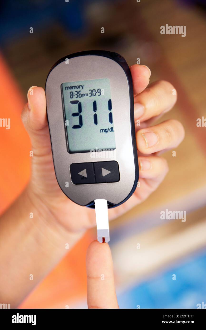 Test Blood Glucose For Diabetes, Test Blood Glucose For Diabetes Stock ...