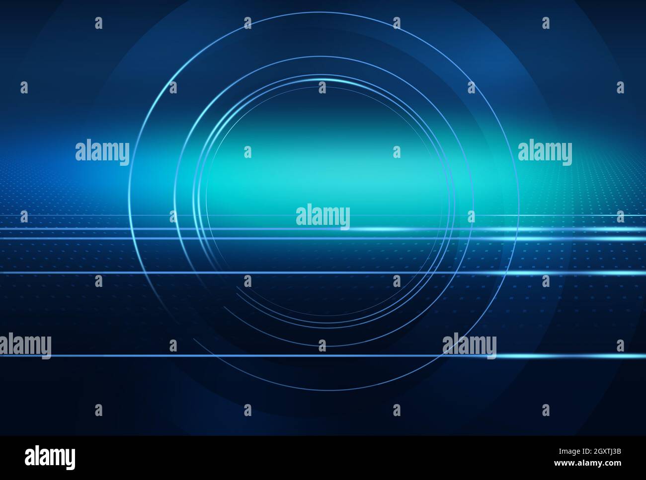 Graphical abstract technology background, multiple lines and circles ...