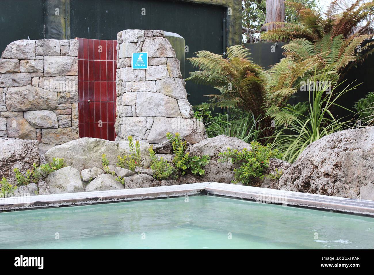 Geothermal Spa at Rotorua. New Zealand. 17 Oct. 2011 Stock Photo - Alamy