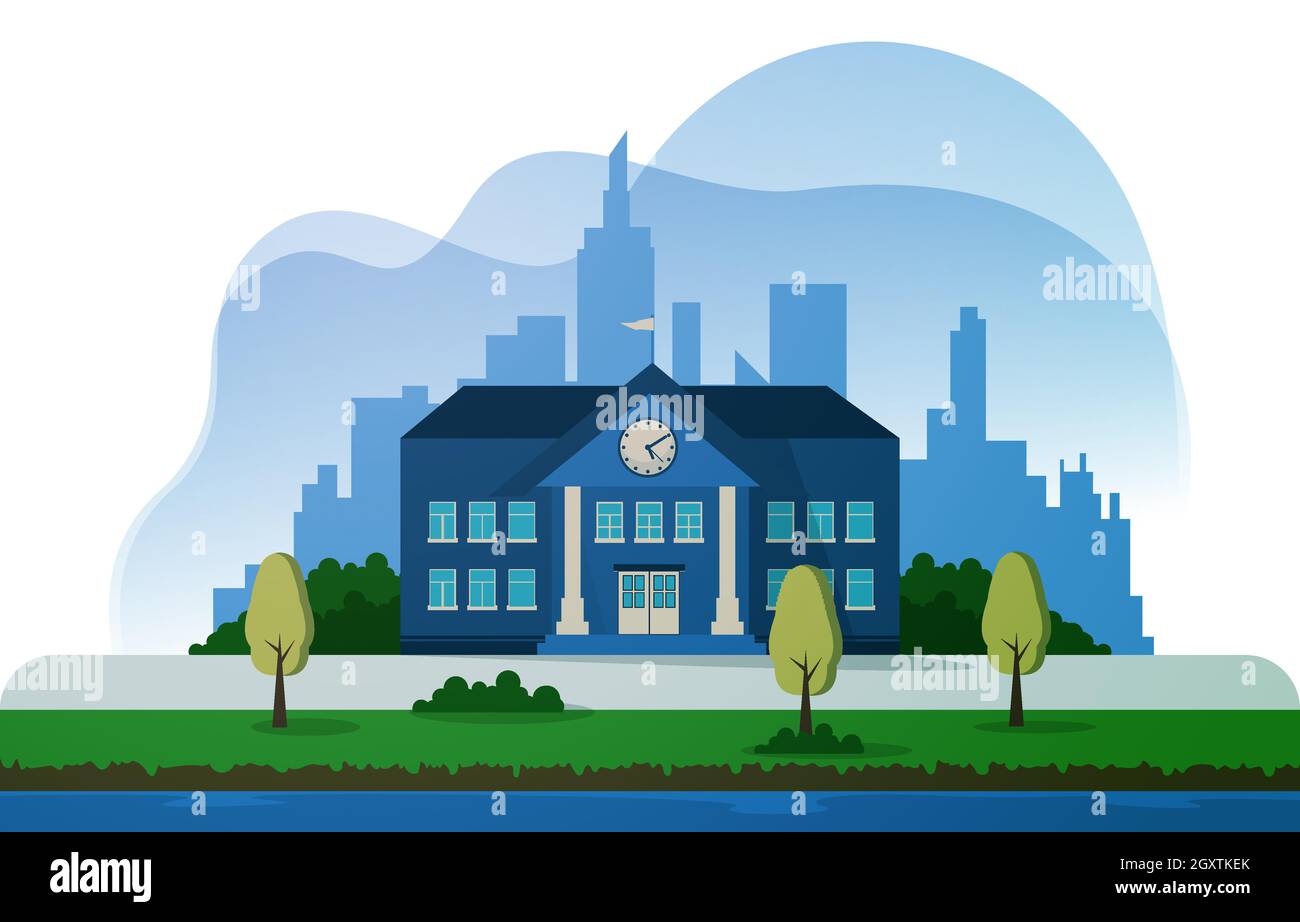 High school vector vectors hi-res stock photography and images - Alamy