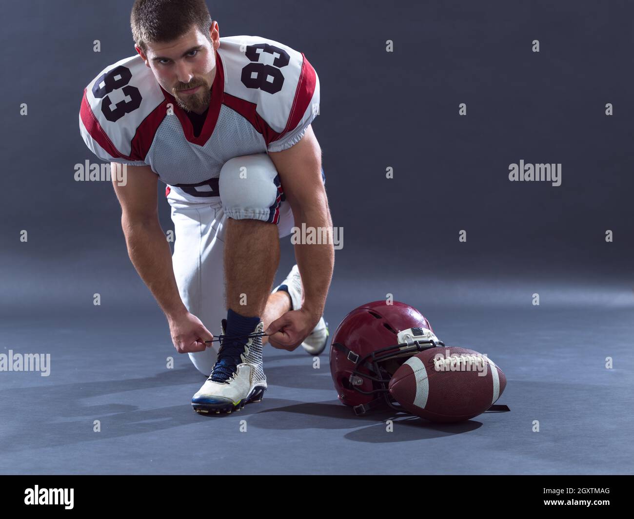 American football shoe isolated hi-res stock photography and images - Alamy
