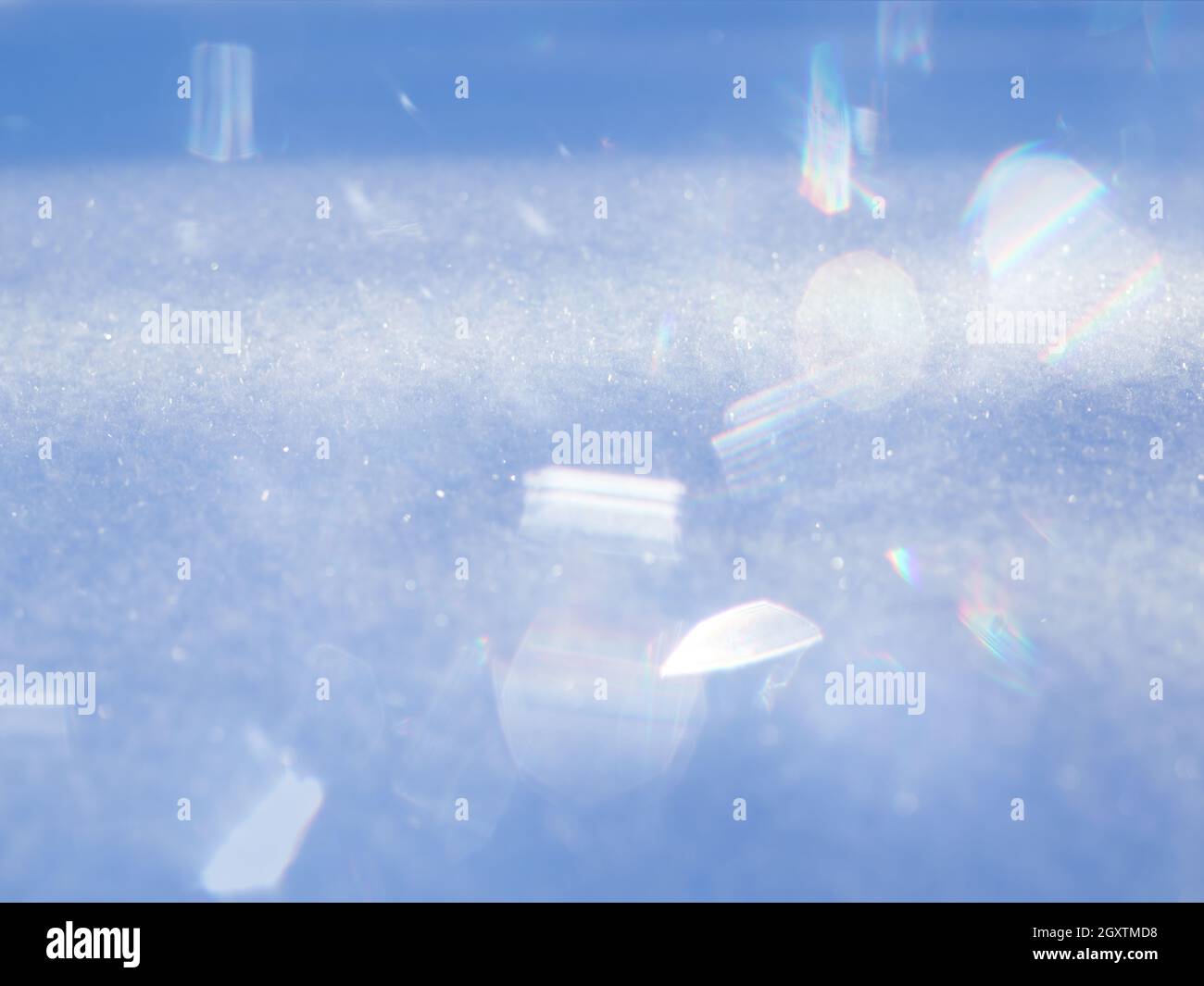 abstract background of snow texture sparkling in the sun Stock Photo ...