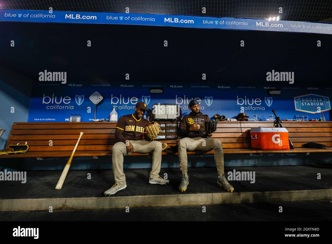 San Diego Padres right fielder Jurickson Profar (10) and San Diego ...