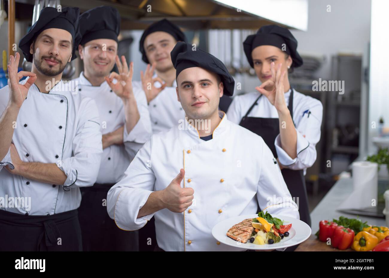 Group portrait professional chefs hi-res stock photography and images ...