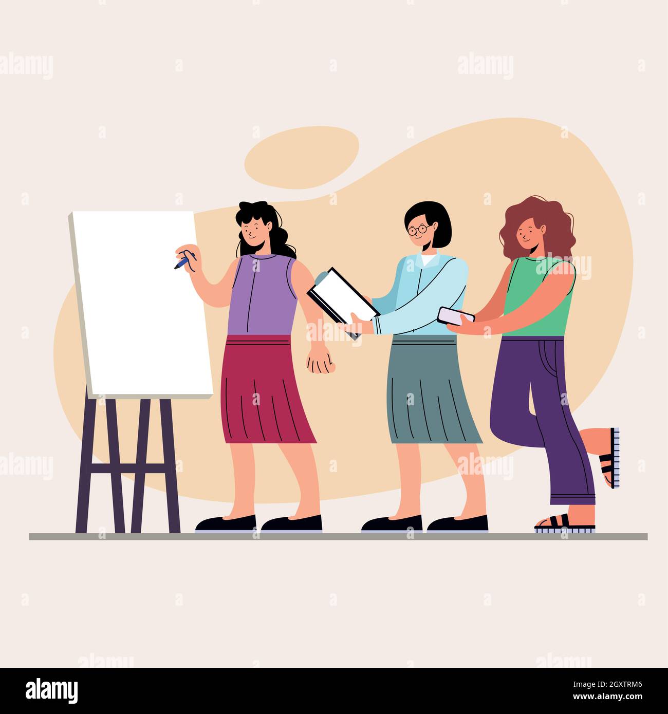 three innovative women characters Stock Vector Image & Art - Alamy
