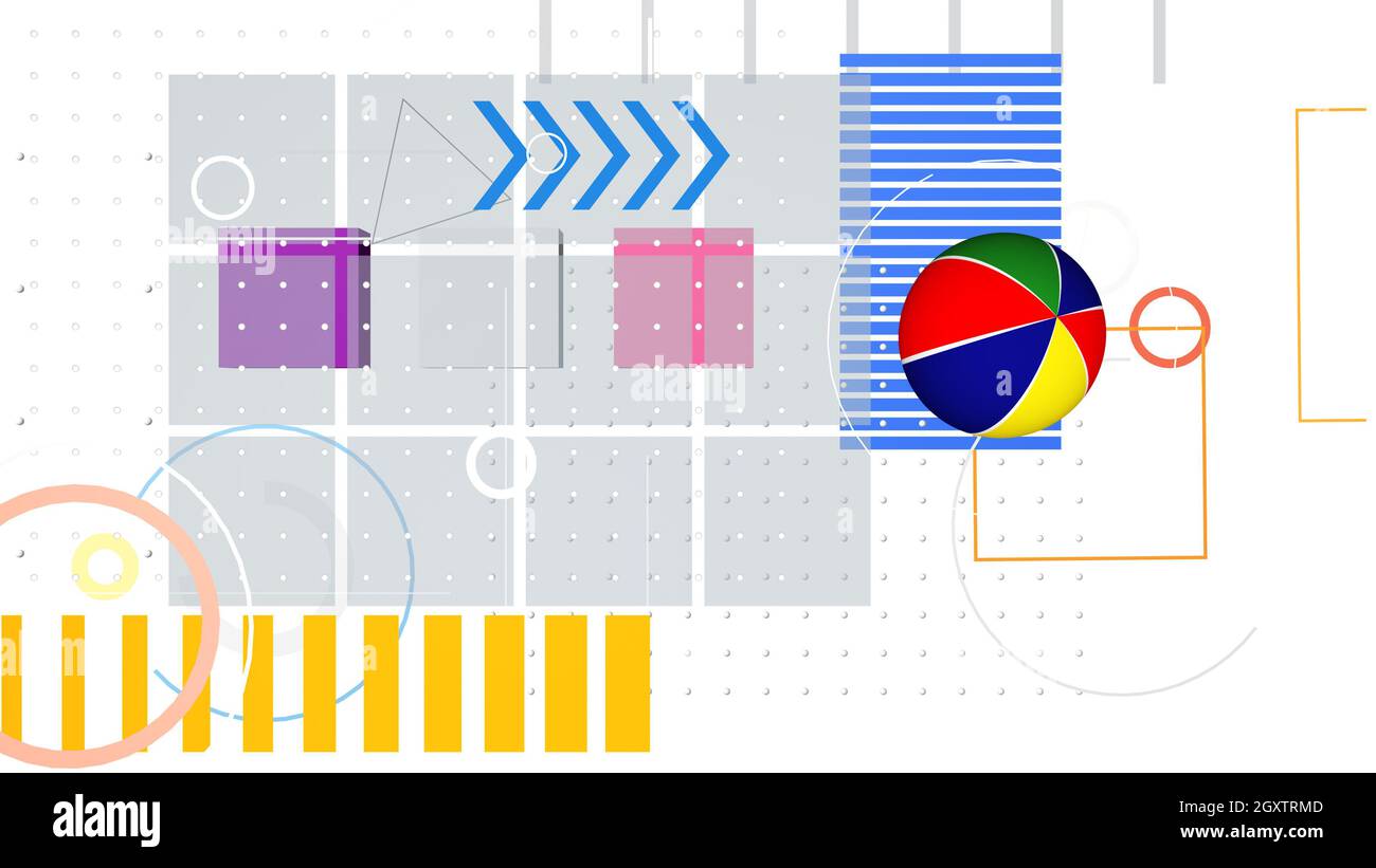 Abstract triangles shapes circles hi-res stock photography and images ...