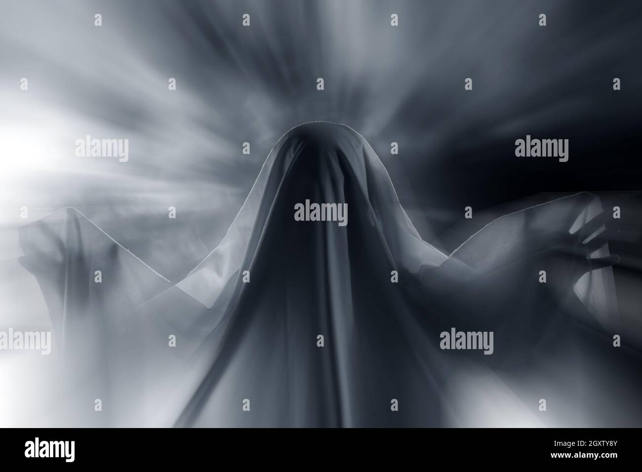 Ghost in dark hi-res stock photography and images - Alamy