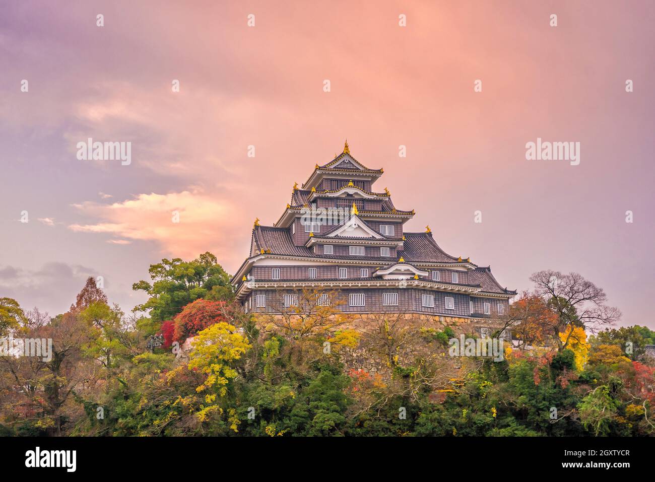 Okayama castle okayama city okayama hi-res stock photography and images ...