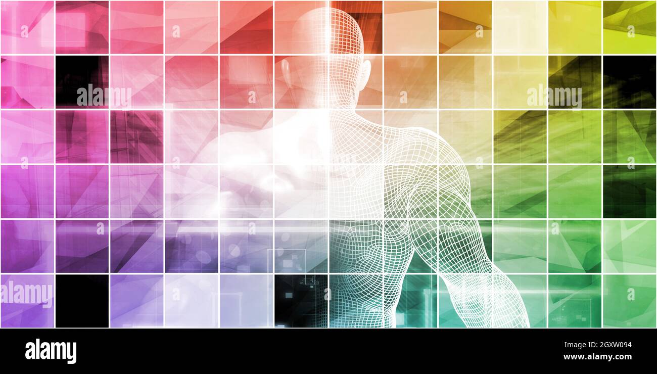 Medical Technology System with a Patient Being Scanned Stock Photo - Alamy