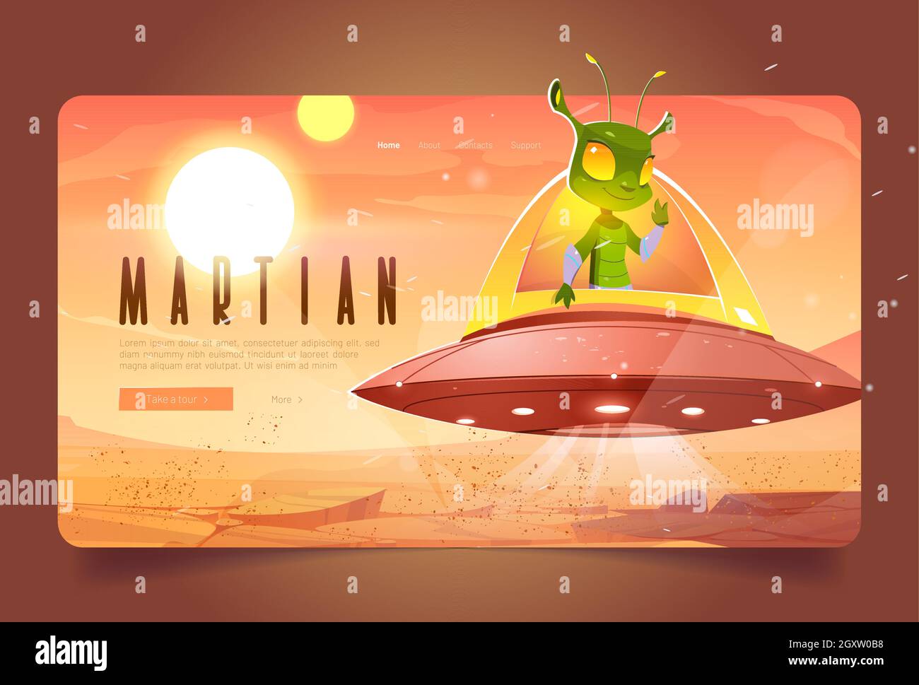 Martian landing area hi-res stock photography and images - Alamy