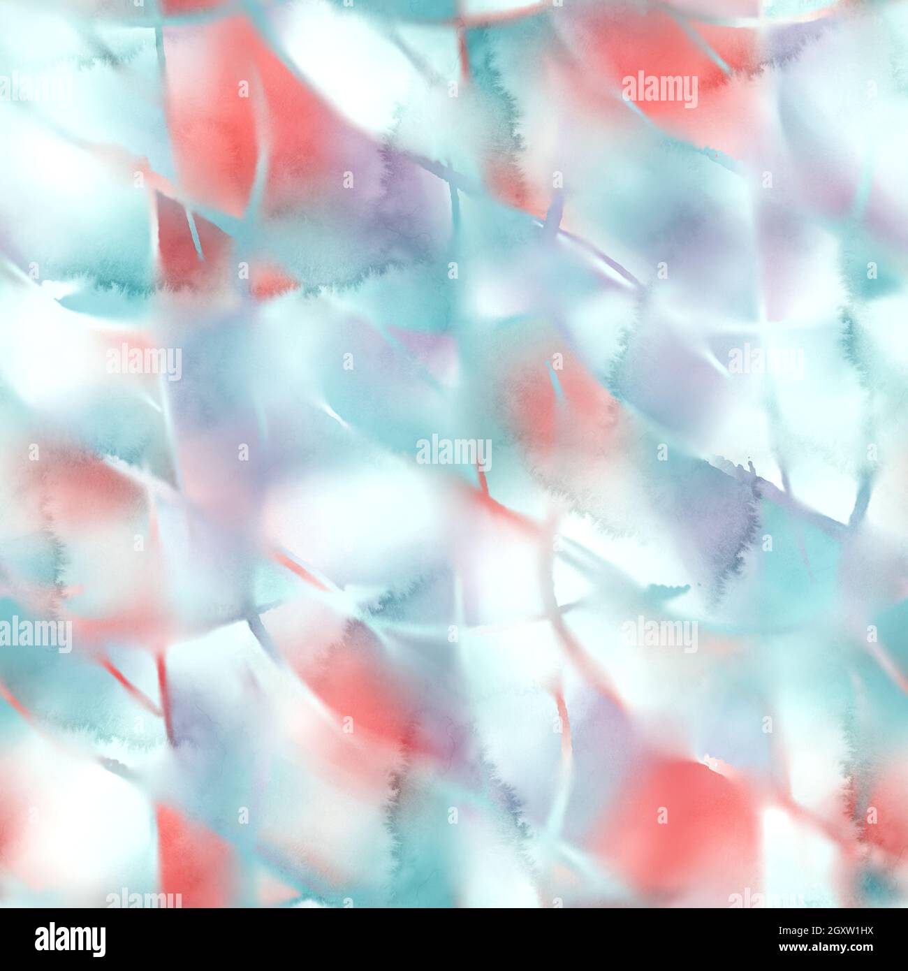 Seamless watercolor wash painting pattern swatch for surface print ...