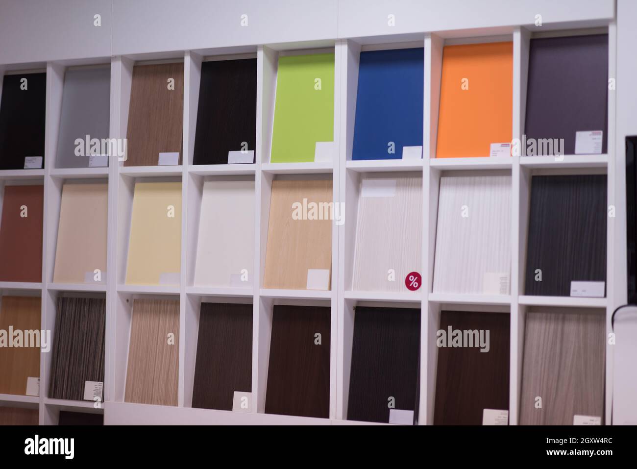 samples in Manufacture of wooden furniture Stock Photo - Alamy