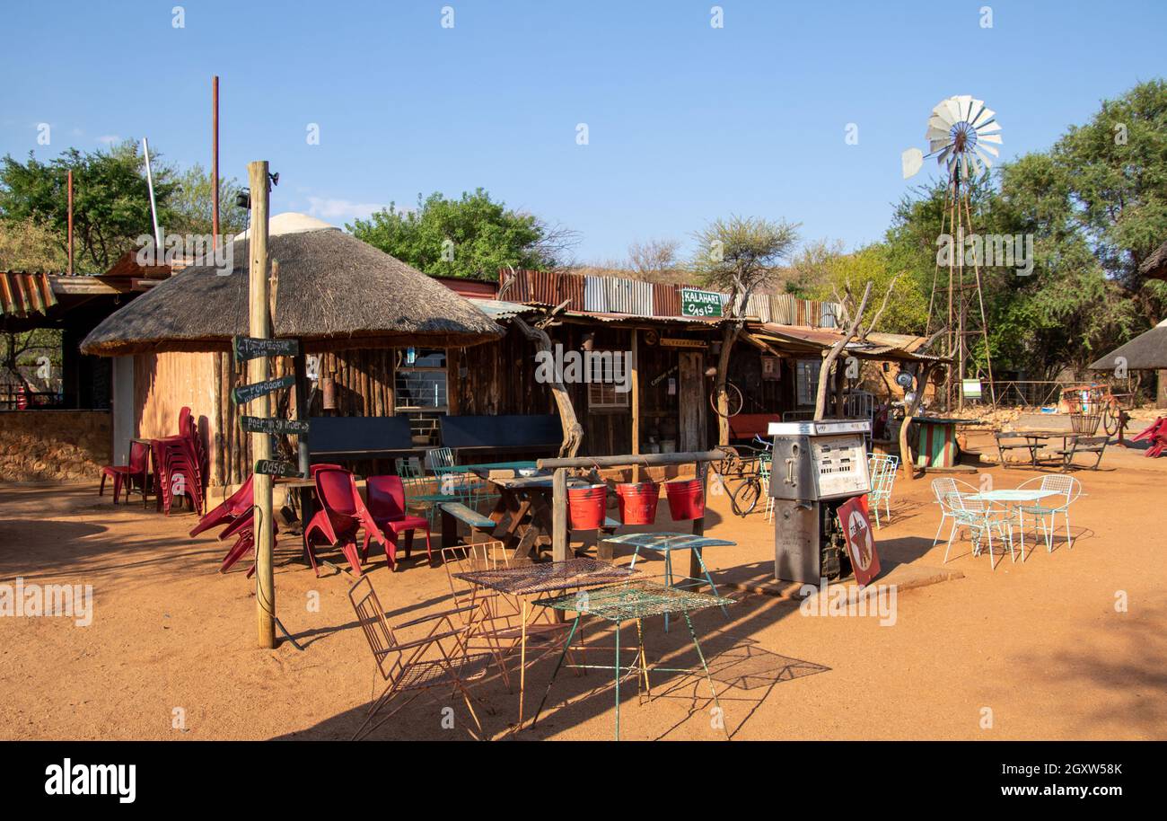 Bela Bela, South Africa - the historic Kalahari Oasis pub at Mabalingwe ...