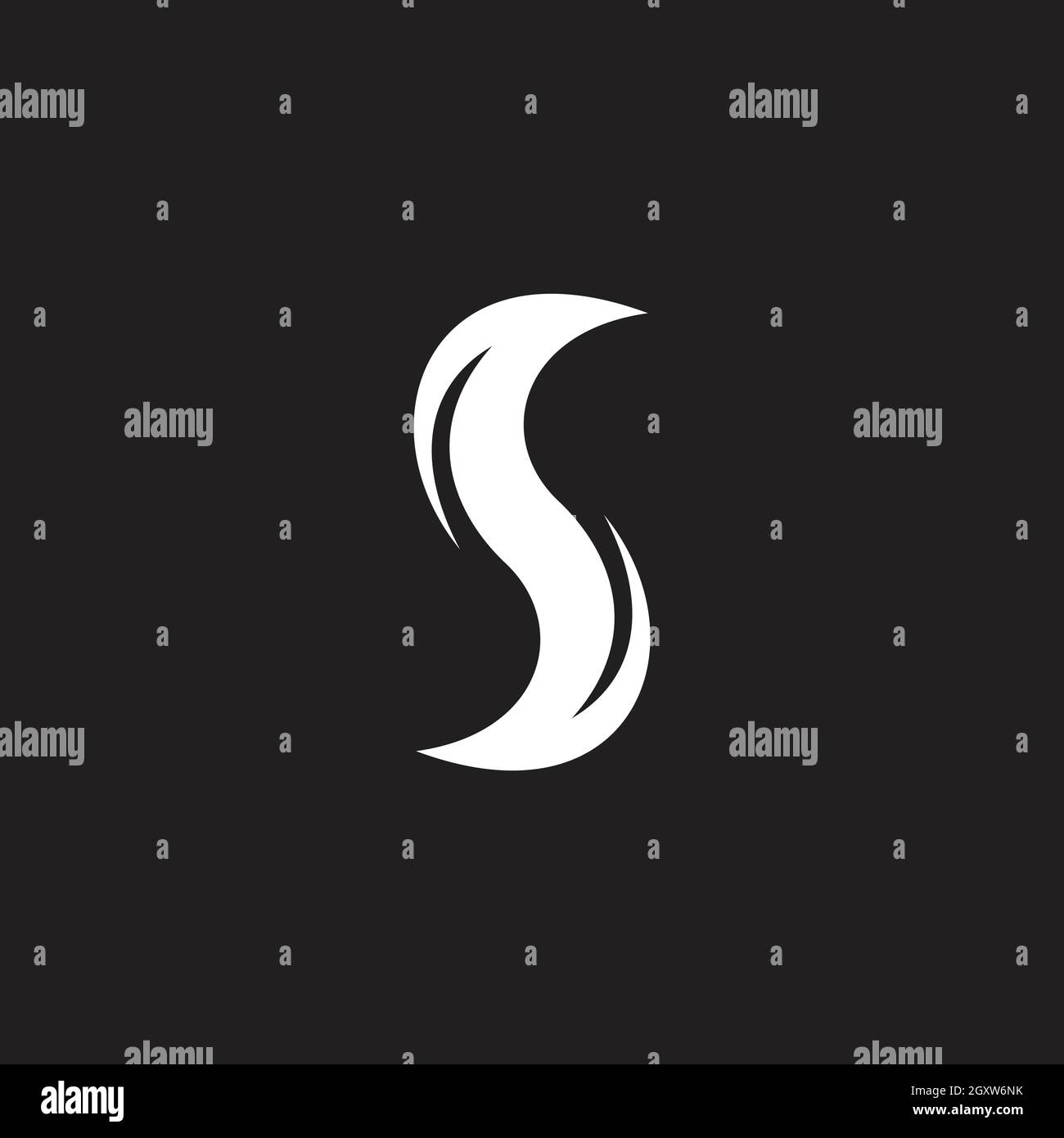 letter s motion simple geometric design logo vector Stock Vector Image ...