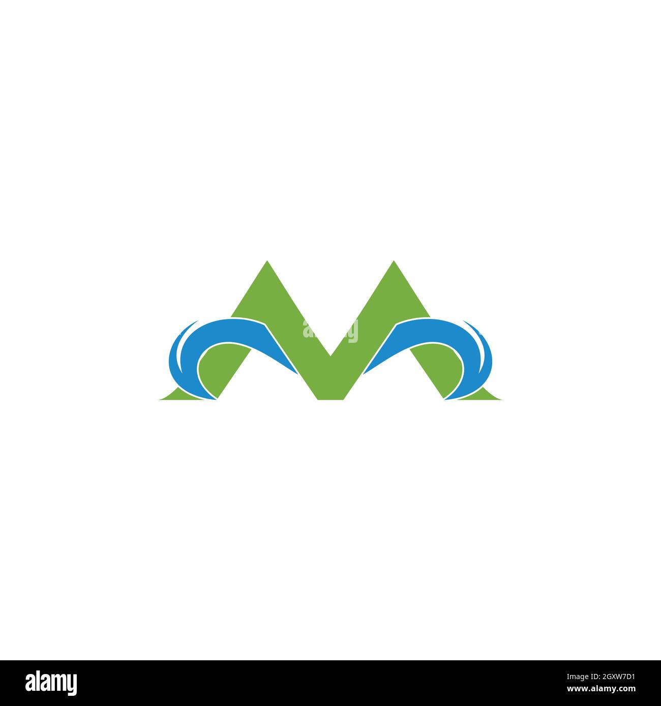 M Water Logo Water Letter M Cut Out Stock Images & Pictures Alamy
