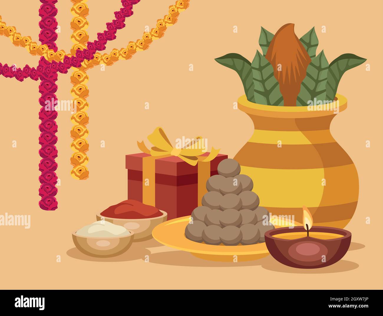 Chowk Stock Vector Images - Alamy