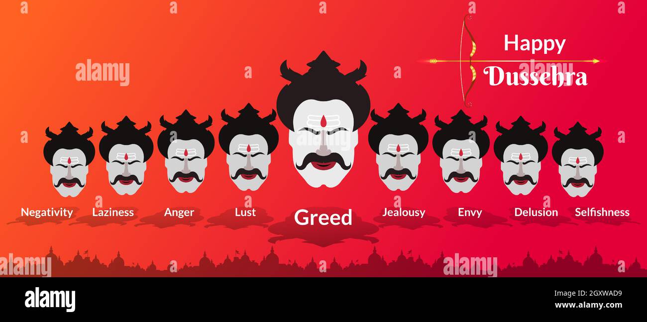 Ravana heads Stock Vector Images - Alamy