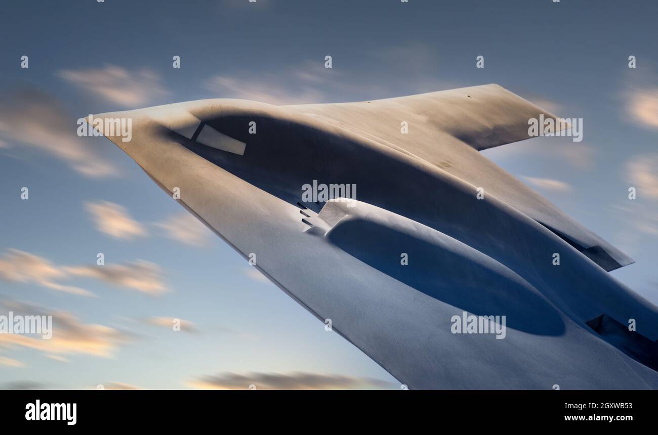 B2 Stealth Bomber Scale Model Stock Photo - Alamy