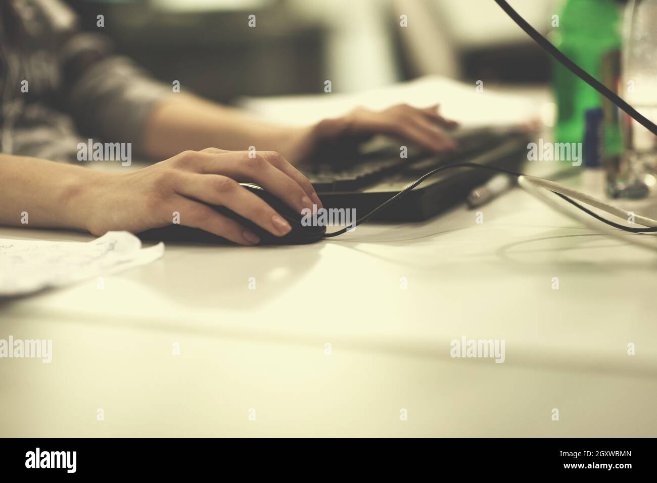 software developer writing programming code on computer Stock Photo - Alamy