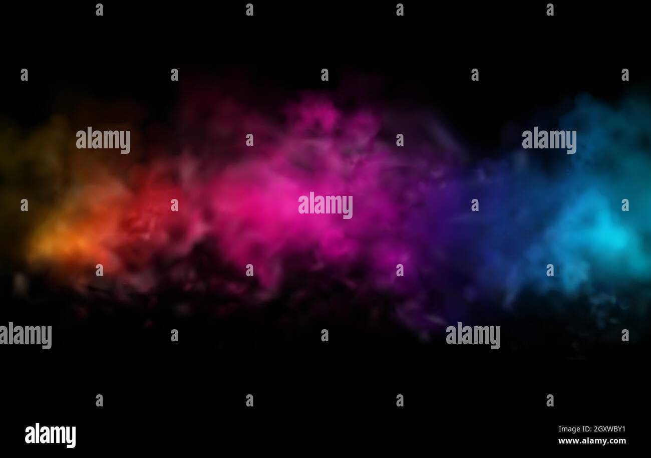 Coloured powder cloud Stock Vector Images - Alamy