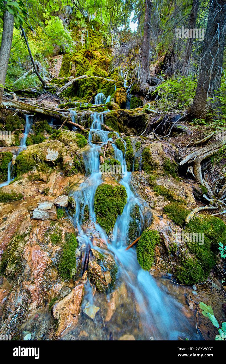Water trickling over rocks hi-res stock photography and images - Alamy