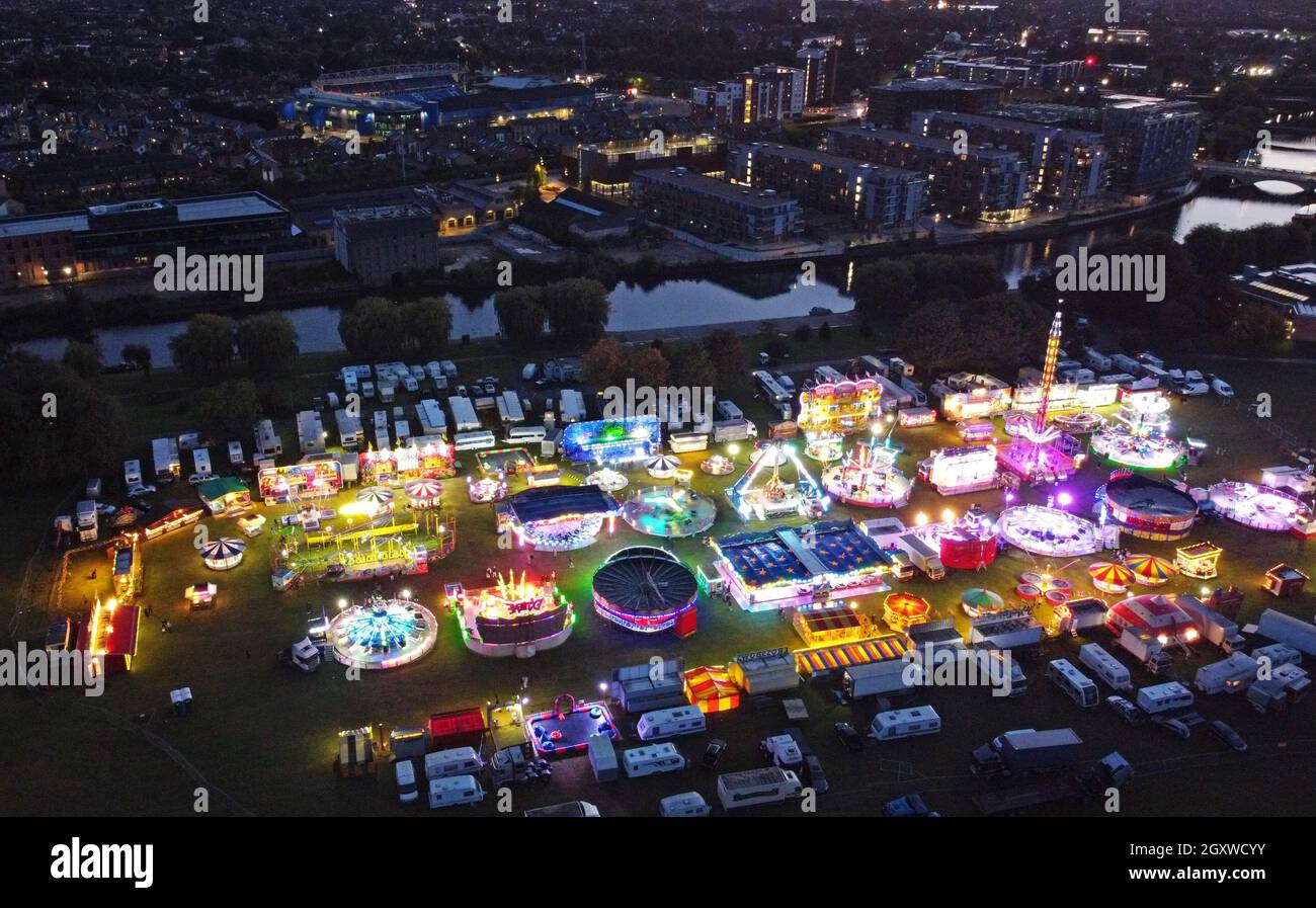 Peterborough, UK. 04th Oct, 2021. The Peterborough Bridge Fair - The ...
