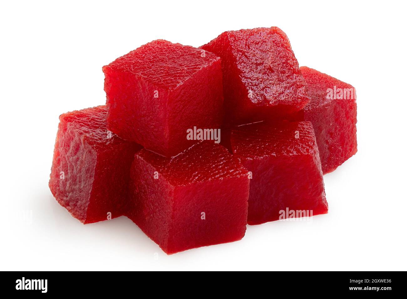 Pile of cooked chopped beetroot isolated on white Stock Photo - Alamy
