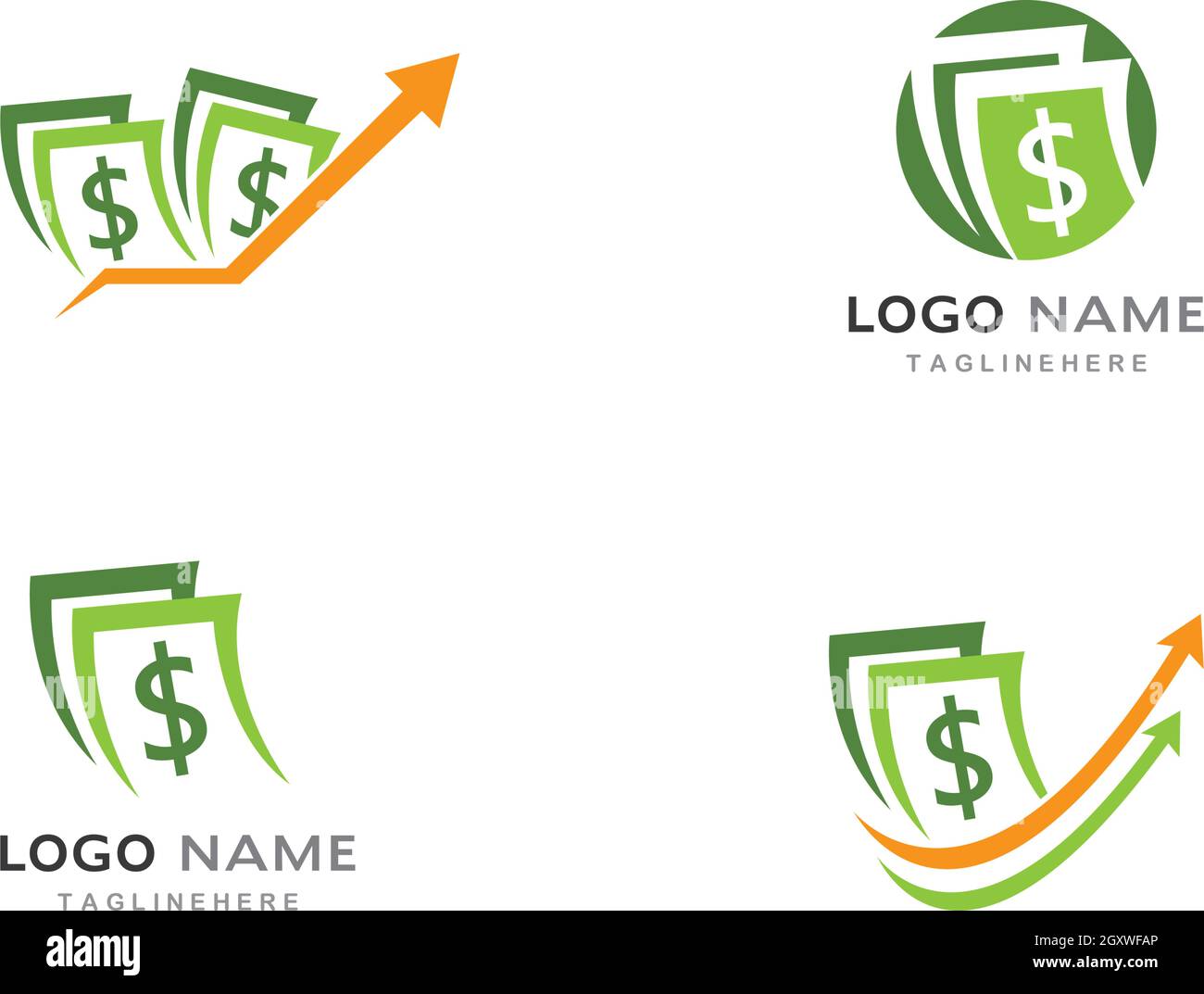 Business money logo vector template Stock Vector Image & Art - Alamy