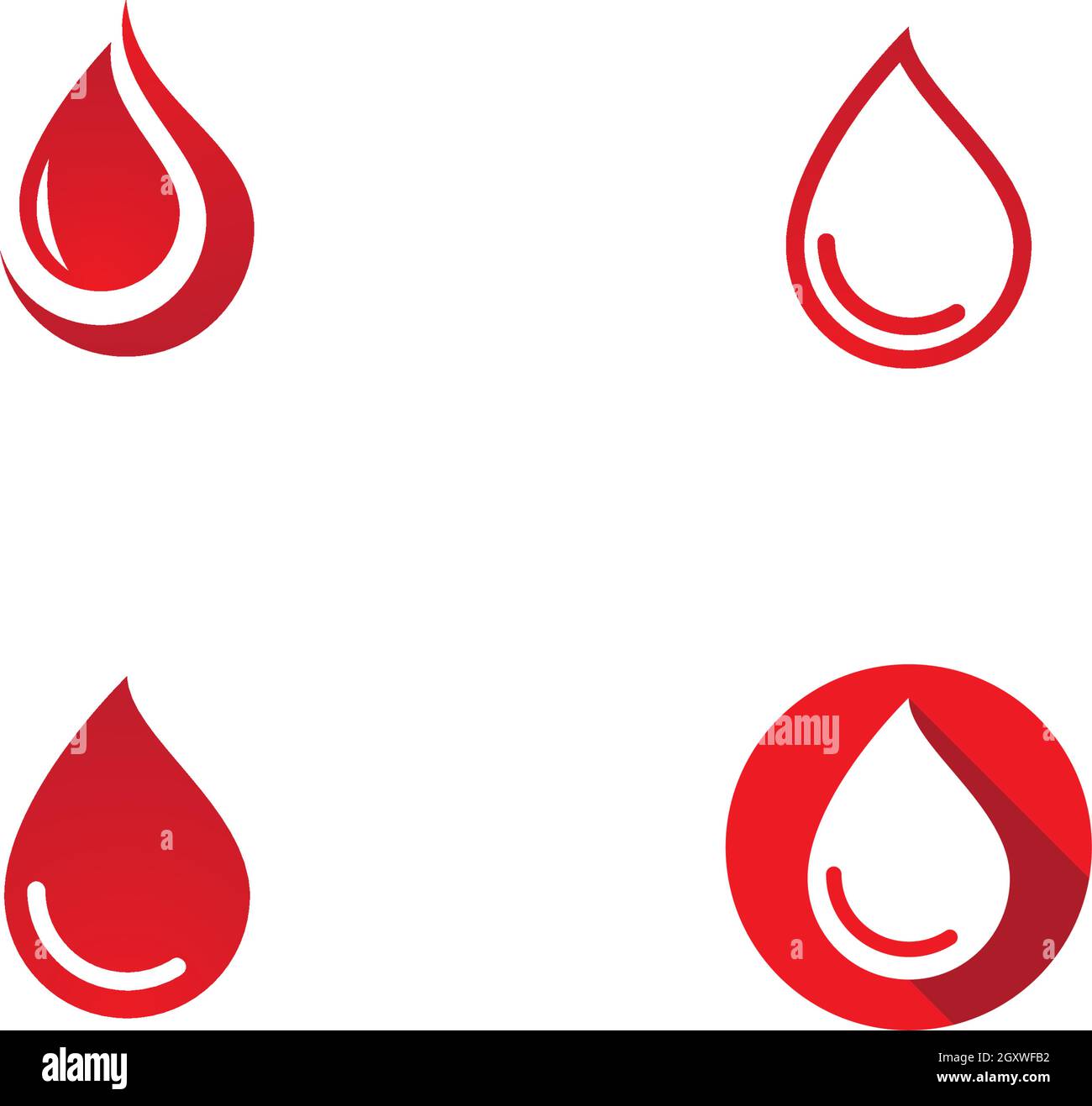 Blood icon vector template Stock Vector Image & Art - Alamy