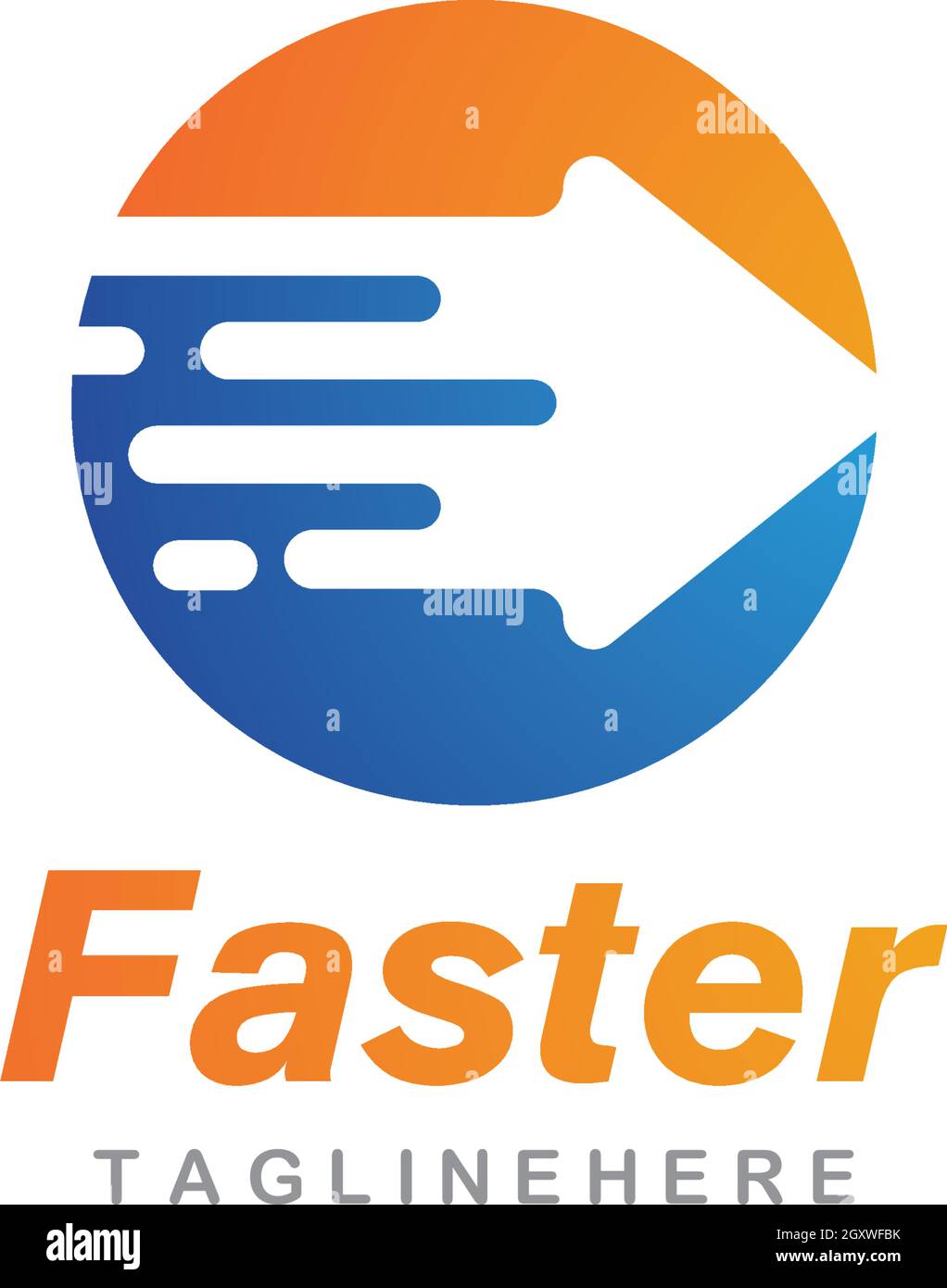 fast arrow logo vector template Stock Vector Image & Art - Alamy