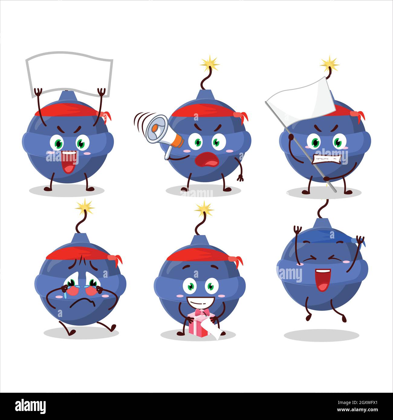 Mascot design style of smoke bomb firework character as an attractive ...