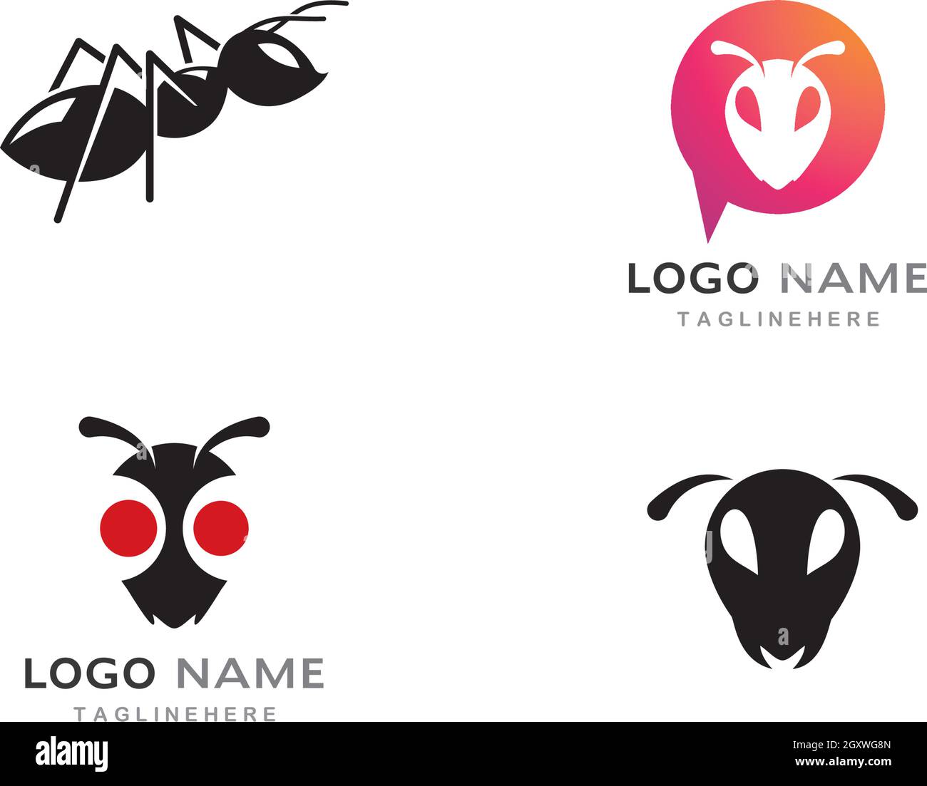 Ants vector Cut Out Stock Images & Pictures - Alamy