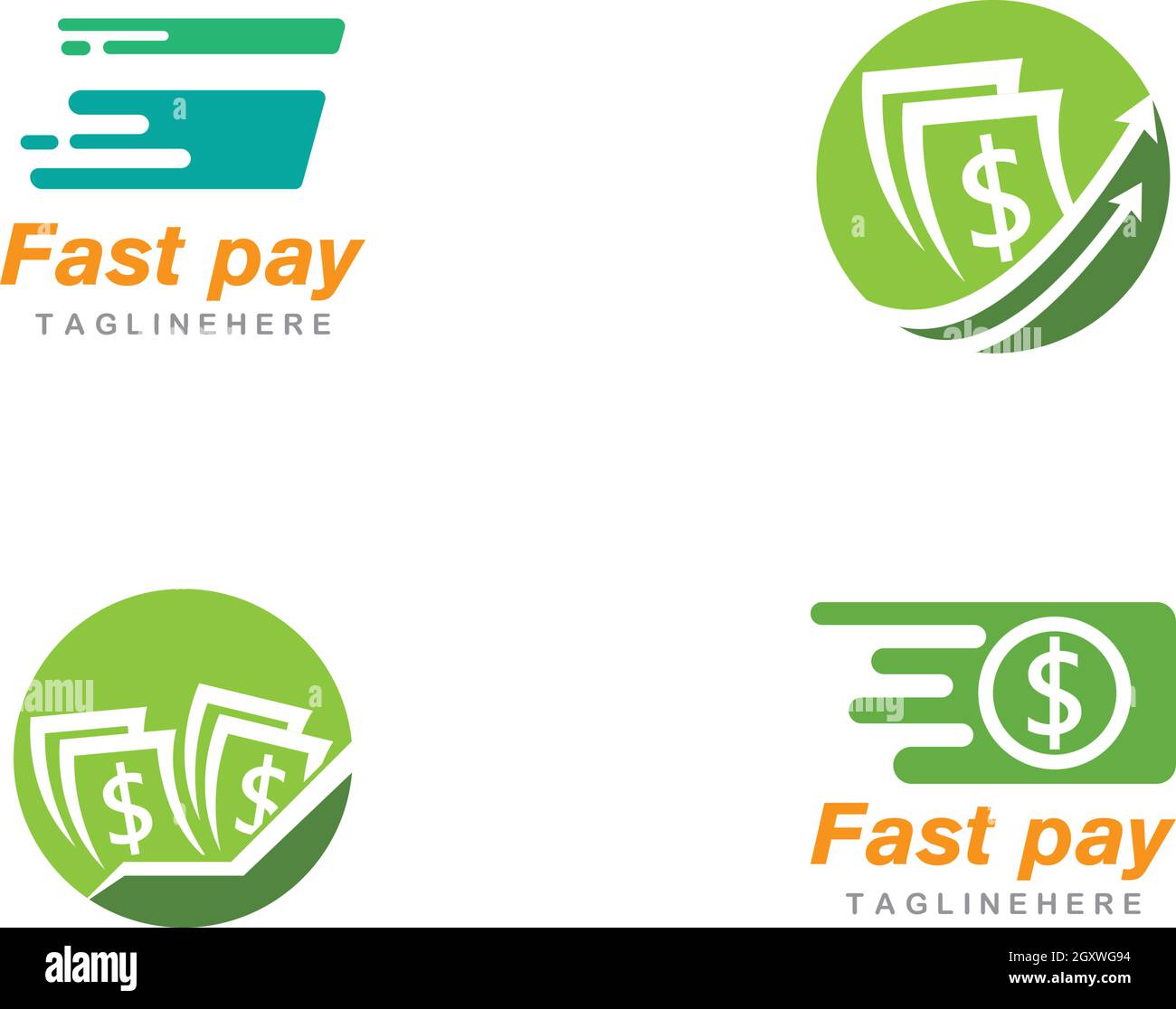 fast pay logo vector template Stock Vector Image & Art - Alamy