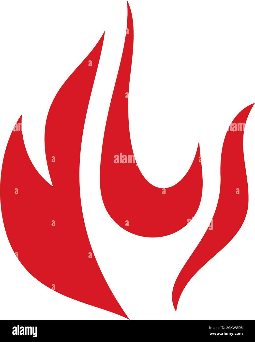 Fire flame Logo Template vector icon Oil, gas and energy logo concept ...